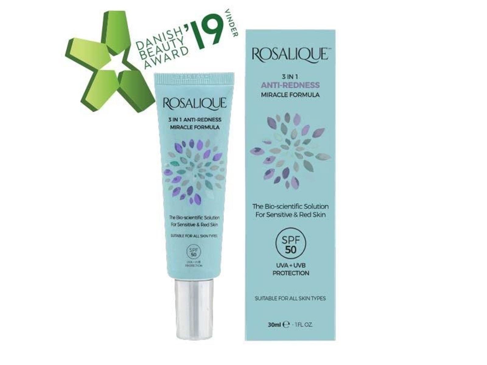 Rosalique 3-in-1 anti-redness cream SPF50 | Na stanie | Tani
