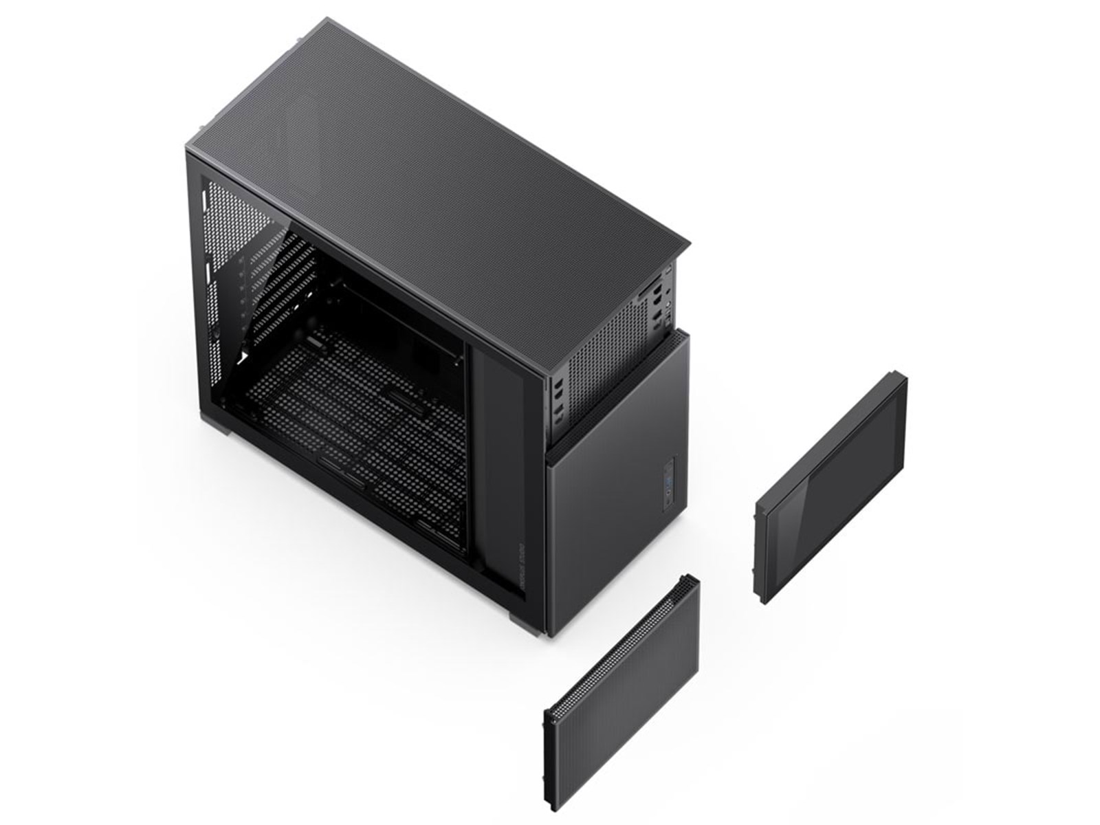 Jonsbo D41 mesh screen - black - Obudowa komputerowa - Miditower - Czarny