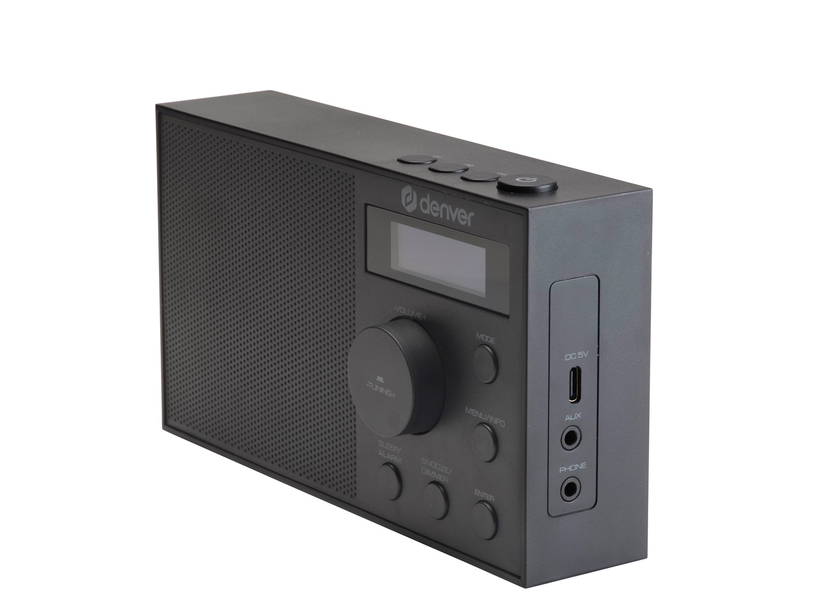 DENVER DAB-51B – Compact DAB+/FM Radio with Dual Alarm (Black) - DAB ...