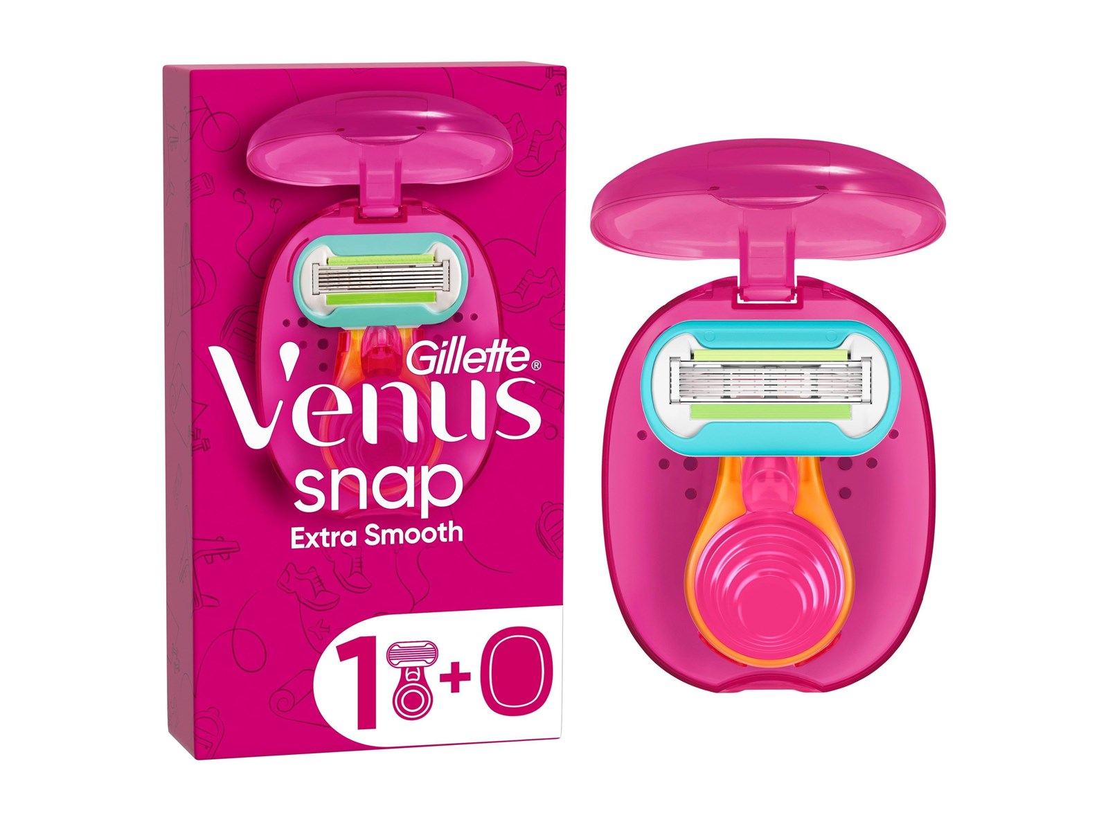 Gillette-Venus Extra Smooth Snap Handle + 1 refill | Tani