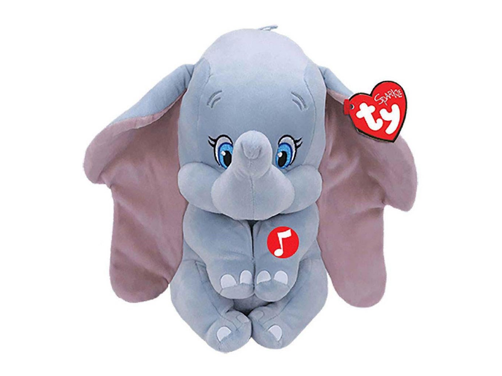 Disney - Ty Beanie Buddy Dumbo Plush Toy with Sound 24cm | Tani