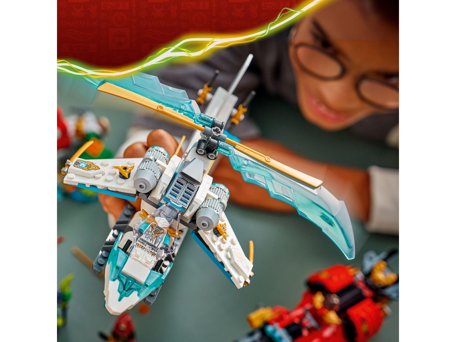 LEGO Ninjago 71857 Bitwa ninja: domek na drzewie z pojazdami | Tani