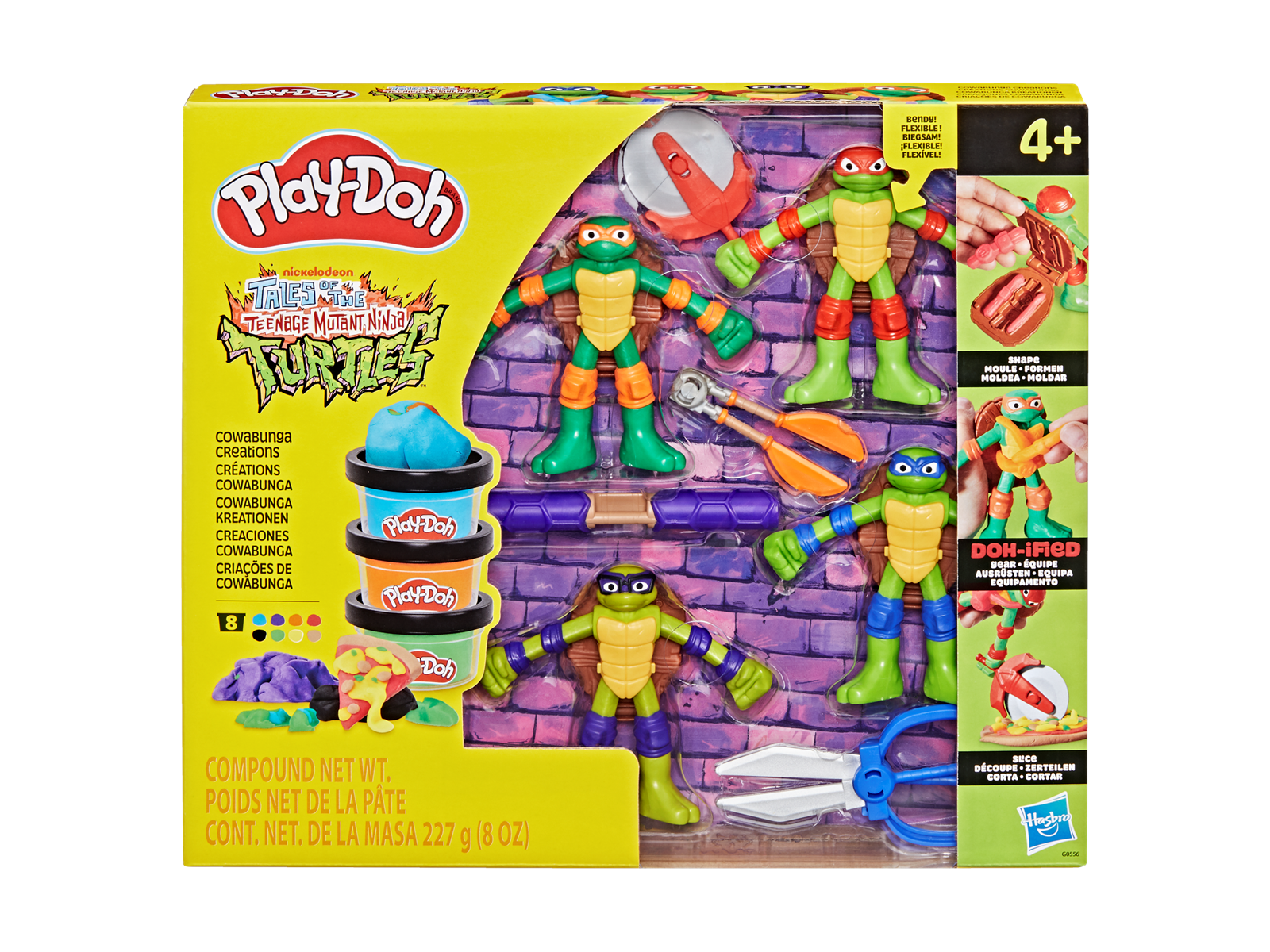 Play-Doh Wojownicze Żółwie Ninja Dzieła w stylu Cowabunga | Tani