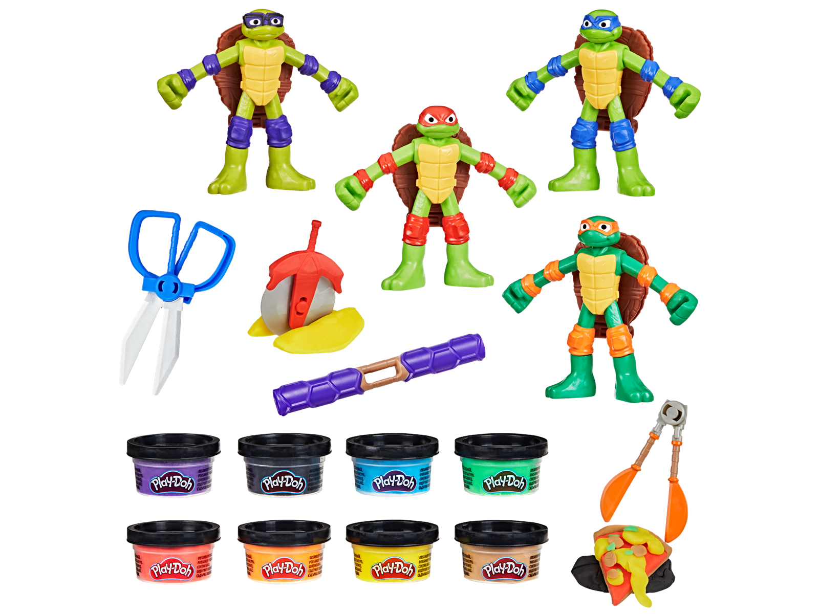 Play-Doh Wojownicze Żółwie Ninja Dzieła w stylu Cowabunga | Tani