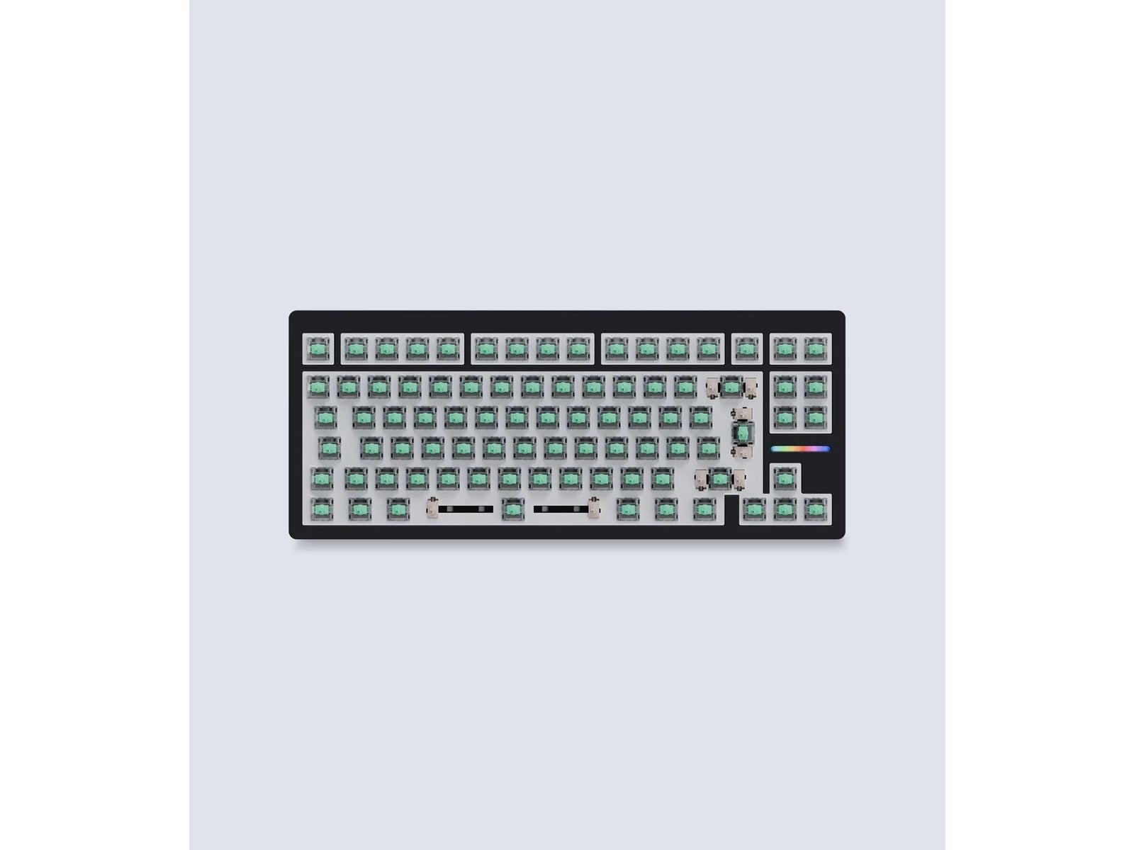 Wooting 80HE - ISO - No Keycaps - Linear60 - Klawiatura gamingowa - bez ...