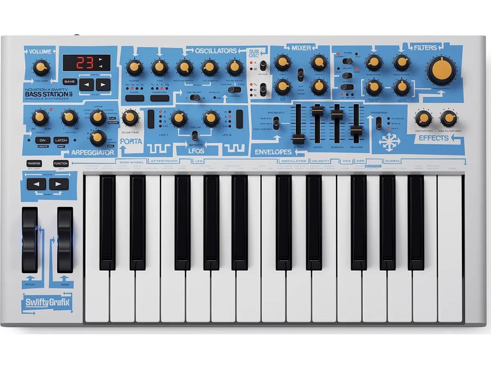 Novation Bass Station - 25-keys bass synth - Swifty Edition | Tani