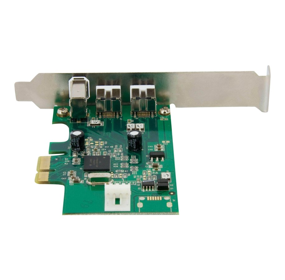 StarTech.com 3 Port 2b 1a 1394 PCI Express FireWire Card Adapter