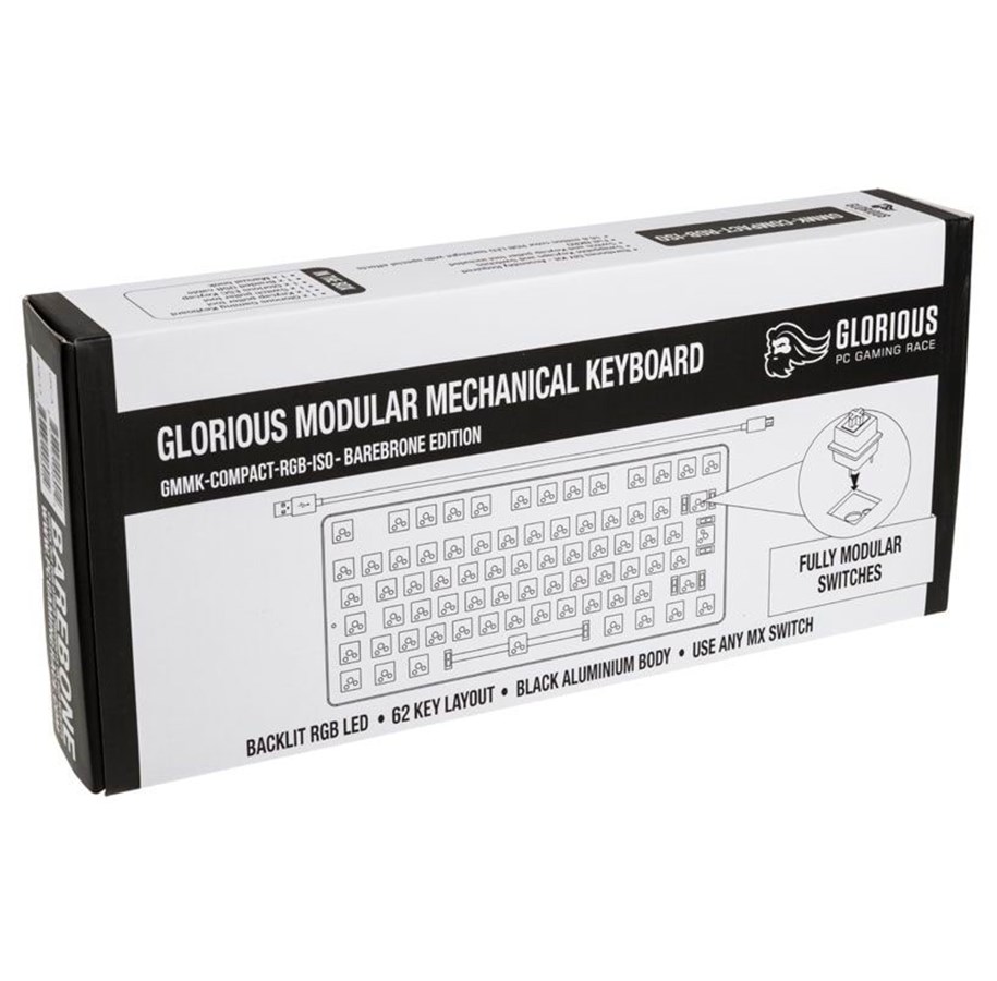 Glorious GMMK Compact ISO - Klawiatura gamingowa - bez bloku ...