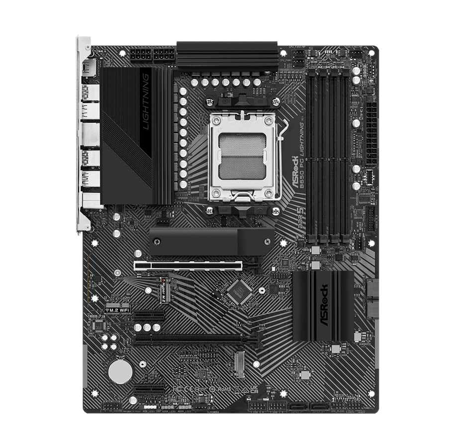 ASRock B650 PG Lightning Płyta główna - AMD B650 - AMD AM5 socket ...