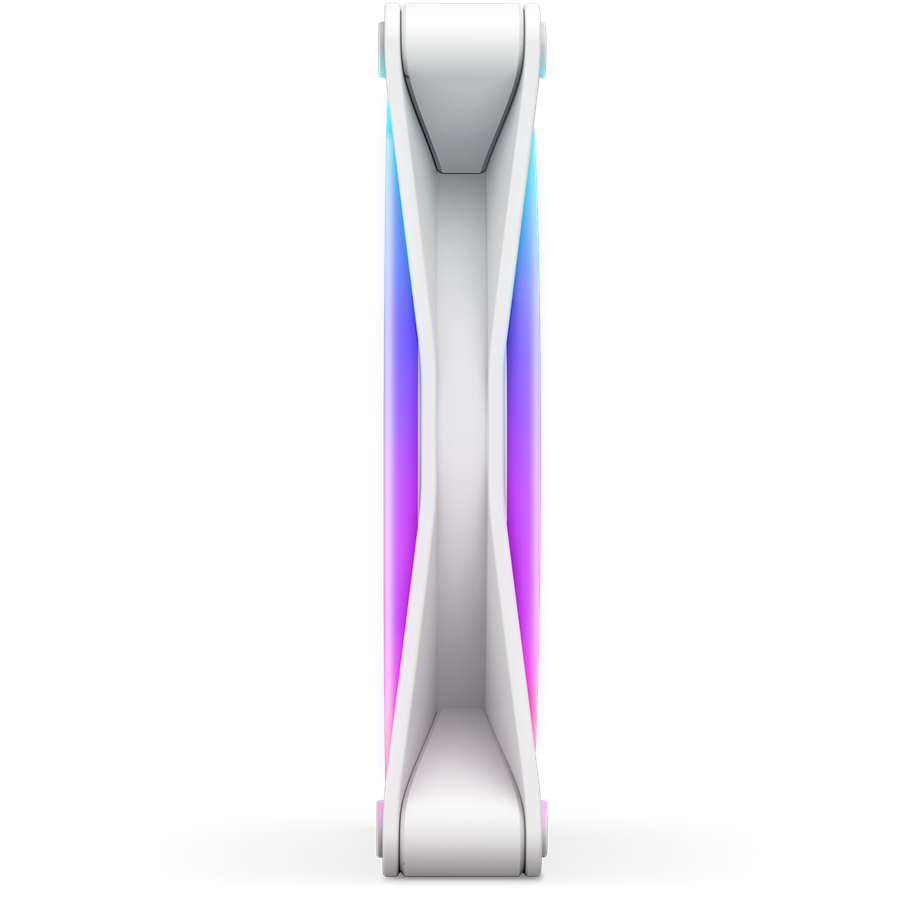 NZXT F140 RGB DUO - White - Wentylator obudowy - 140mm - Biały z ...