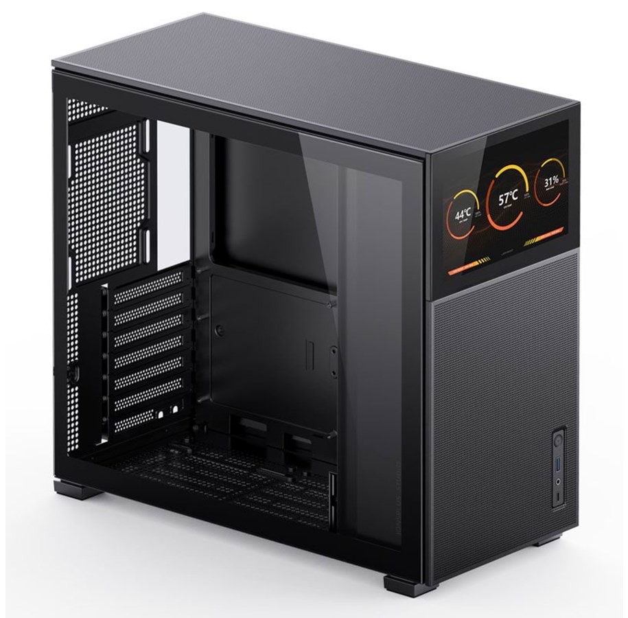 Jonsbo D41 mesh screen - black - Obudowa komputerowa - Miditower - Czarny