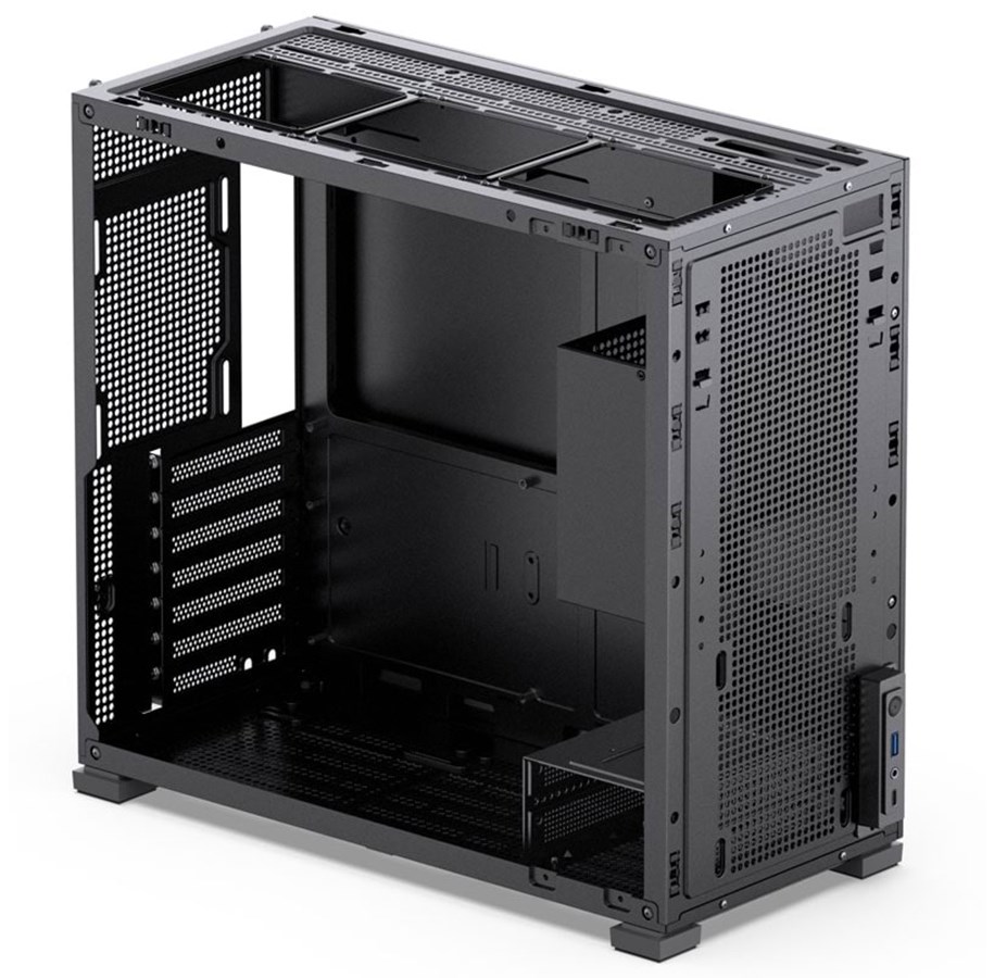 Jonsbo D41 mesh screen - black - Obudowa komputerowa - Miditower - Czarny