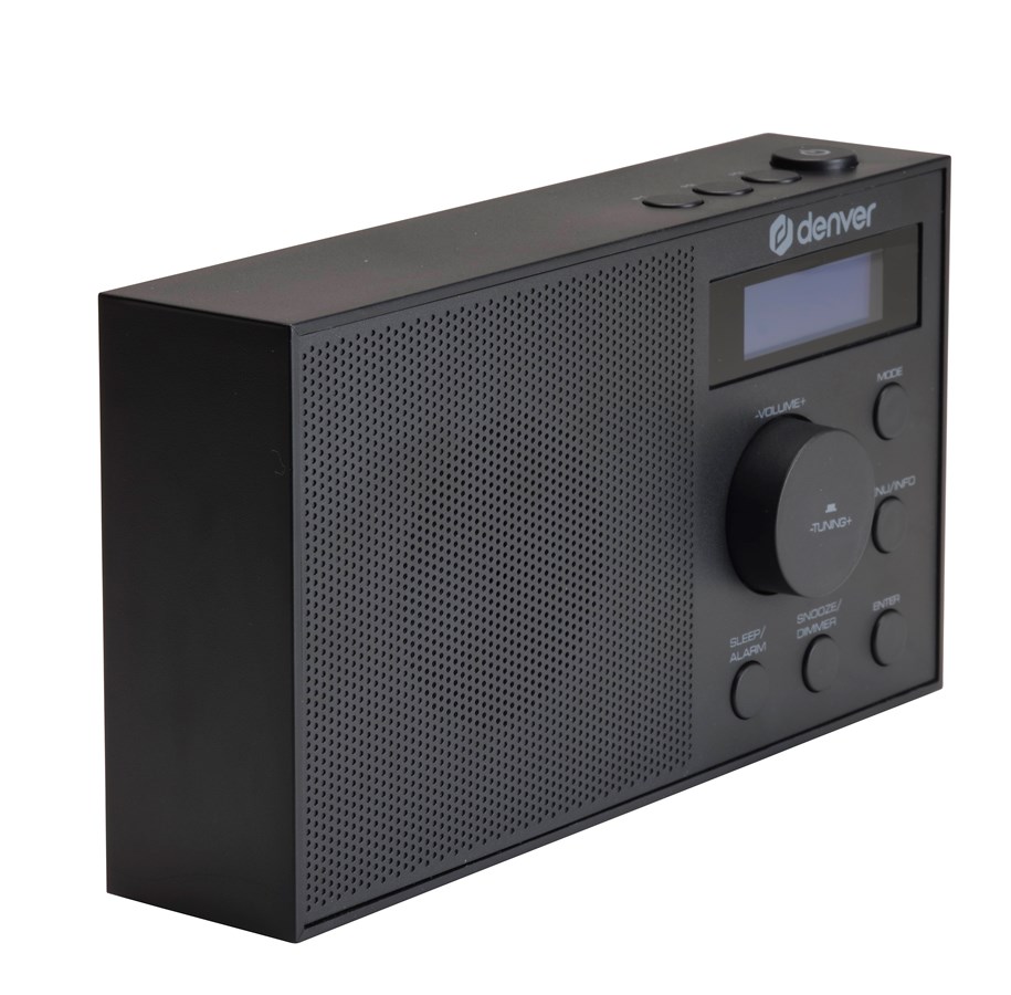 DENVER DAB-51B – Compact DAB+/FM Radio with Dual Alarm (Black) - DAB ...
