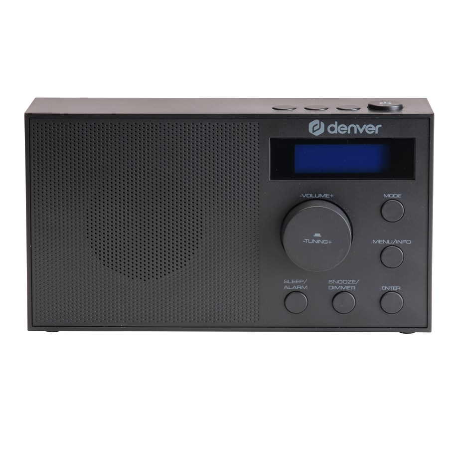 DENVER DAB-51B – Compact DAB+/FM Radio with Dual Alarm (Black) - DAB ...