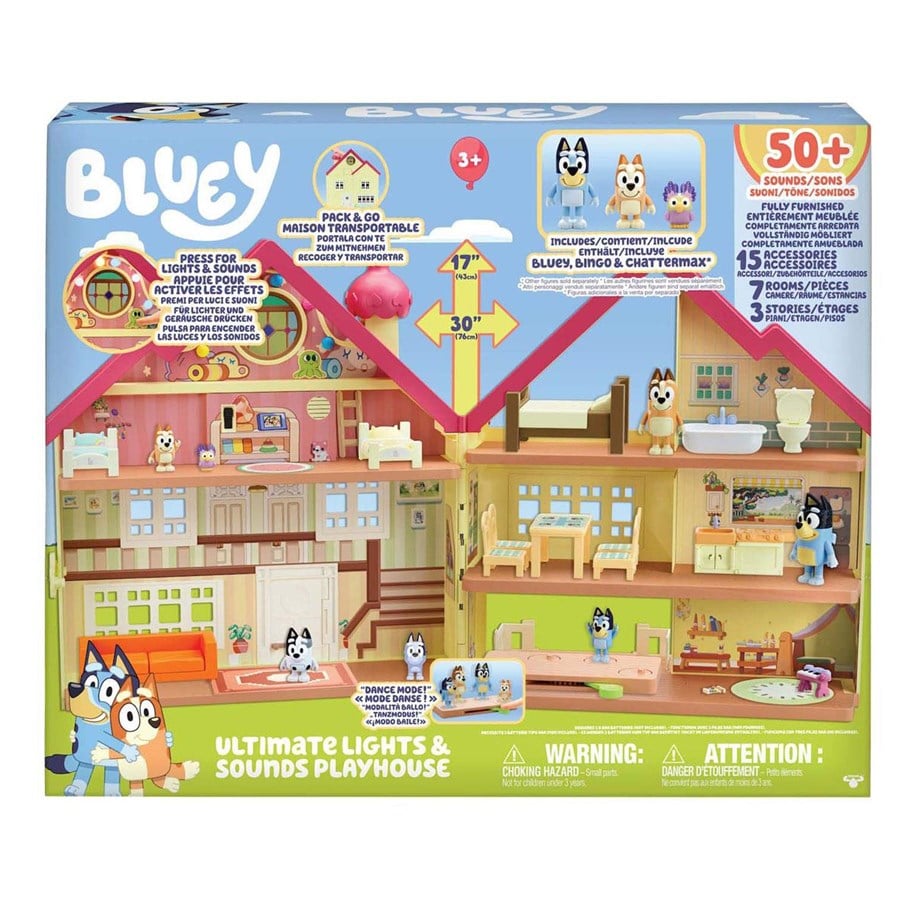 Moose Toys - Bluey Ultimate Playhouse with Light and Sound | Tani